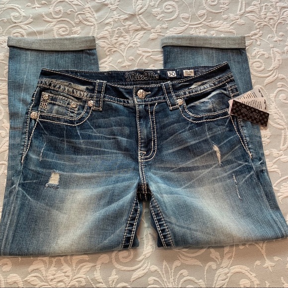 Miss Me | Pants & Jumpsuits | Miss Me Beautiful Womens Capri Jeans ...